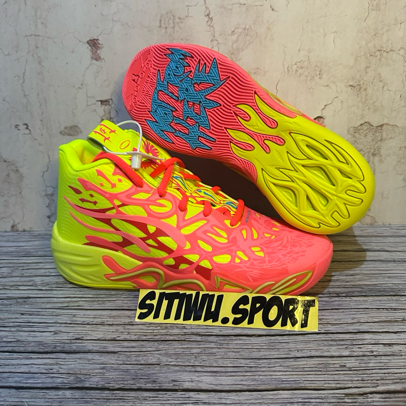 Lamelo MB 04 Love Pink Eleret Basketball Shoes (Free Socks) | Shopee ...