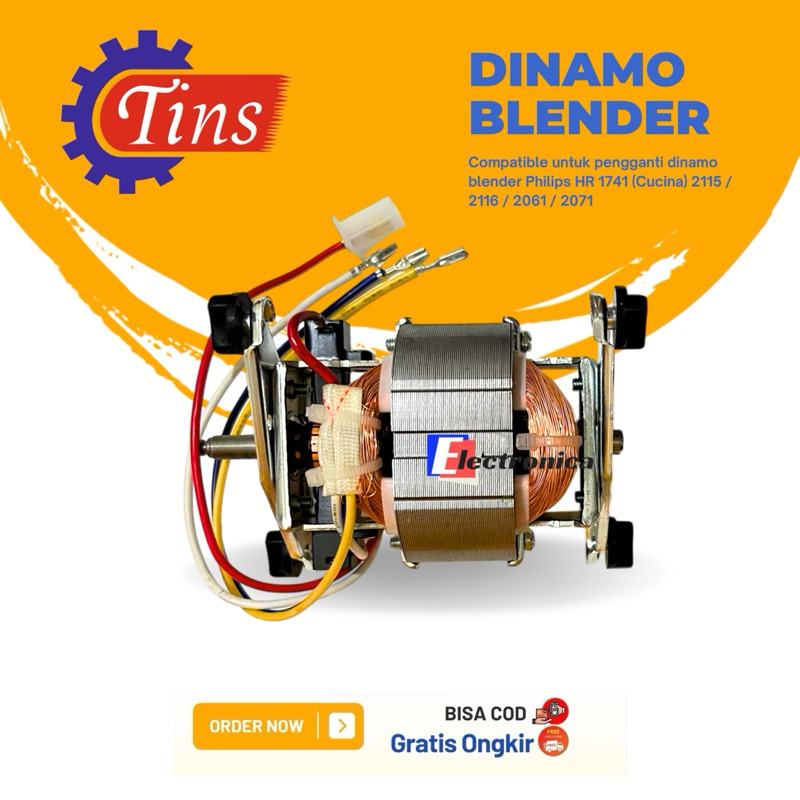 MESIN Dynamo BLENDER PHILIPS TINS HR 2115 2116 2061 2071 / PHILIPS ...