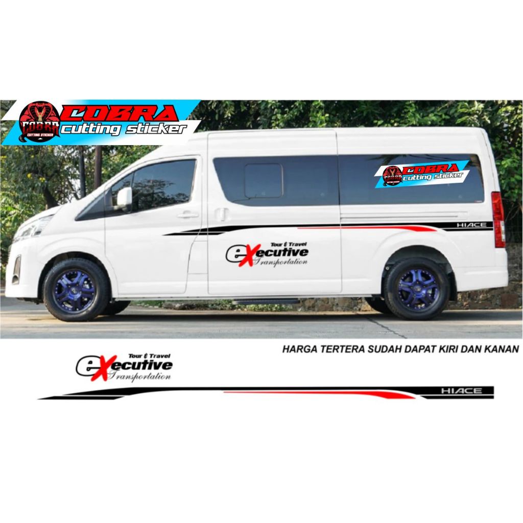 Toyota HIACE PREMIO CUTTING STICKER HIACE SIDE BODY STICKER | Shopee ...