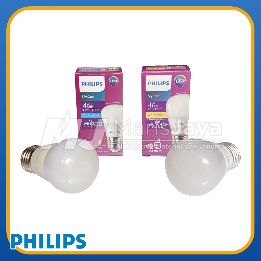 Philips 4 Watt Small LED Lamp (Cool Daylight, Warm White) | Shopee Malaysia