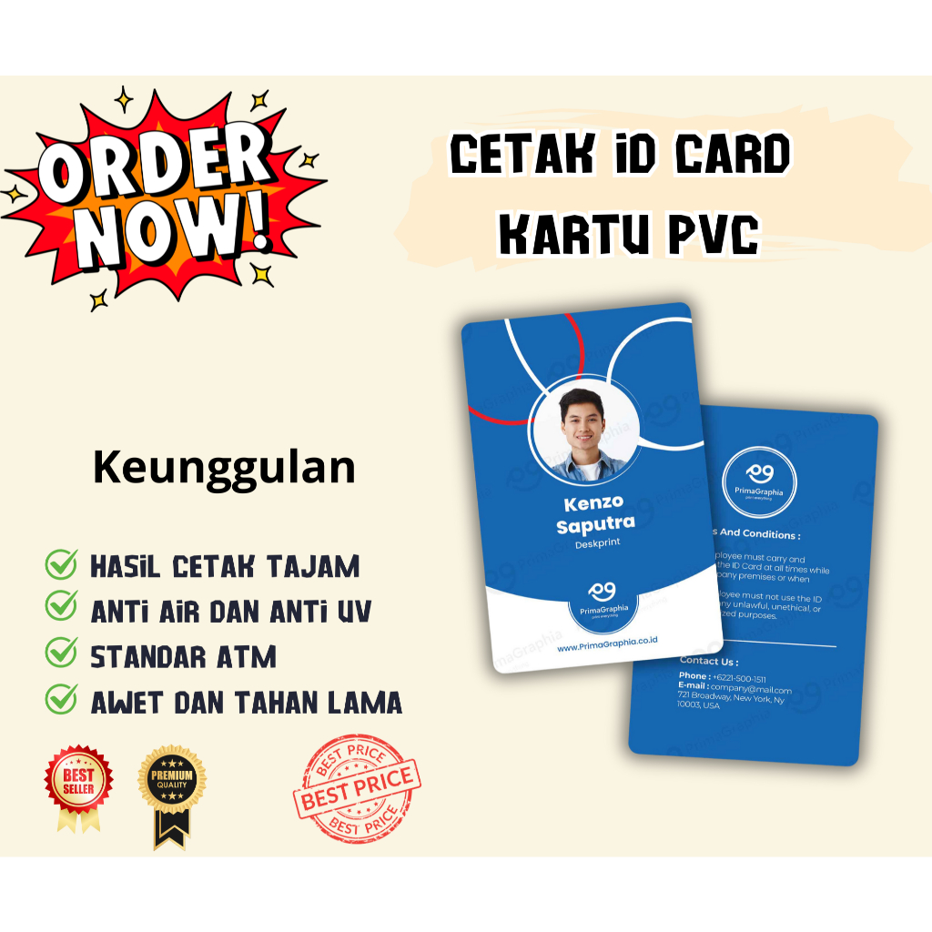 Print PVC ID CARD / VISITOR CARD / MEMBER CARD / STUDENT CARD ...