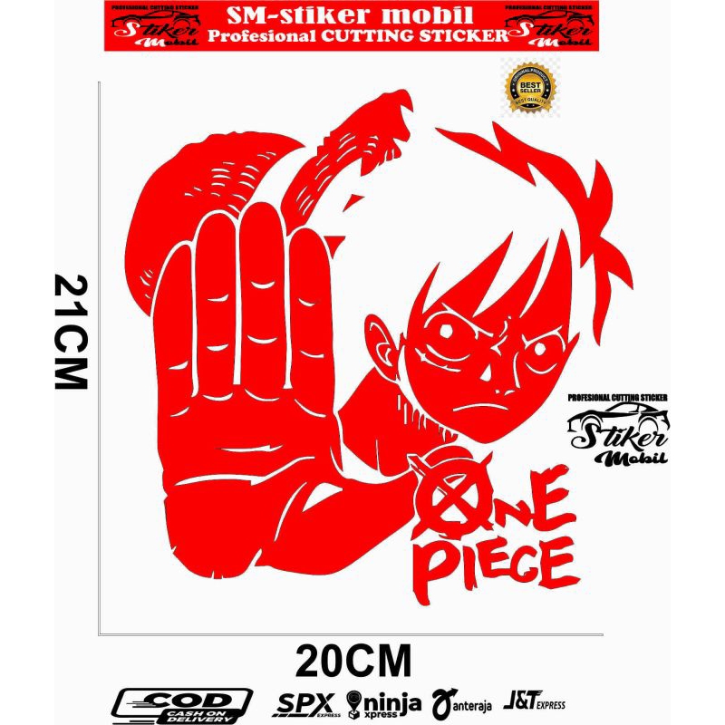 Cartoon stickers, one piece stickers, car window and body stickers, car ...