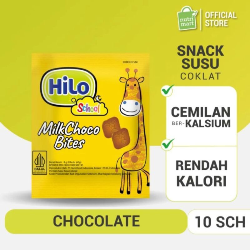Hilo School Milk Choco Bites 10 Scht - Chocolate Calcium Milk Candy ...