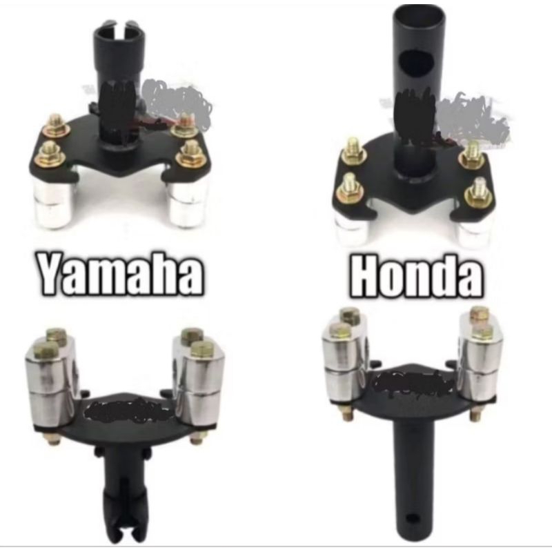 Honda yamaha handlebar mount adapter, tacing handlebar adapter | Shopee ...