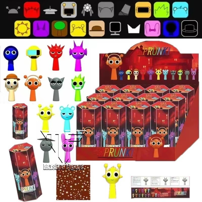 Sprunki Figure Horror Figure Sprunki Game Random Box Packaging | Shopee ...