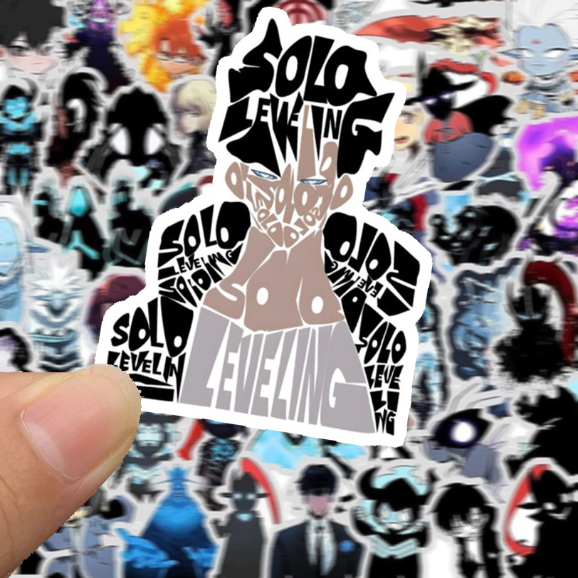 Anime Solo Leveling Stickers Premium WaterProof Stickers, 21 small pcs ...