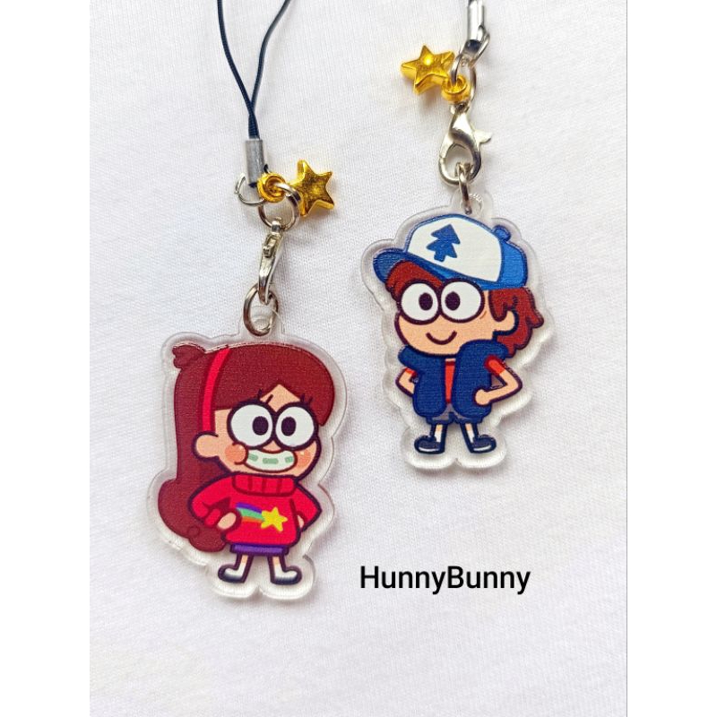 [NEW] GRAVITY FALLS mabel dipper pines charm phone straps fanmerch ...