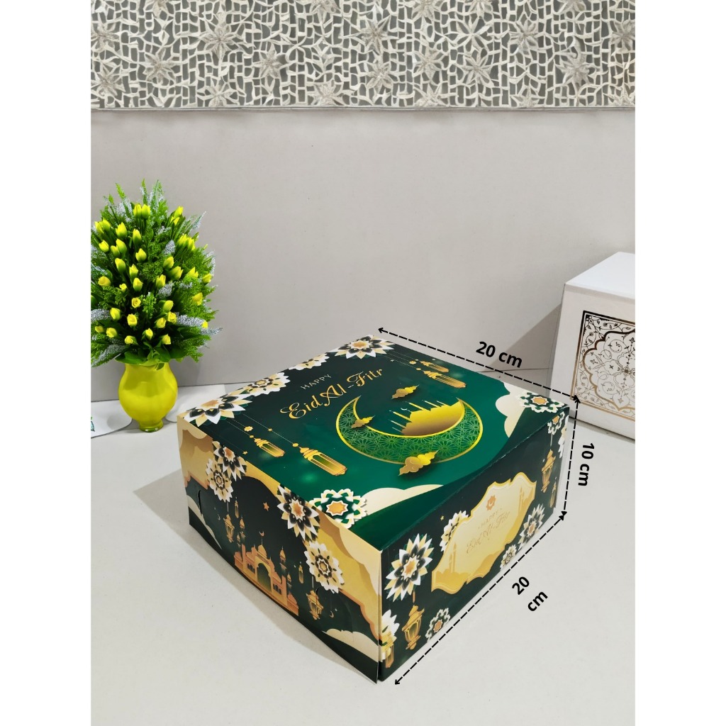 (10 Pcs) Eid Packaging Hampers Cake Box 20 x 20 x 10 Premium | Shopee ...
