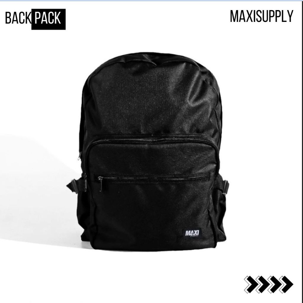 HITAM Maxisupply Backpack MODIST Backpack Black | Shopee Malaysia