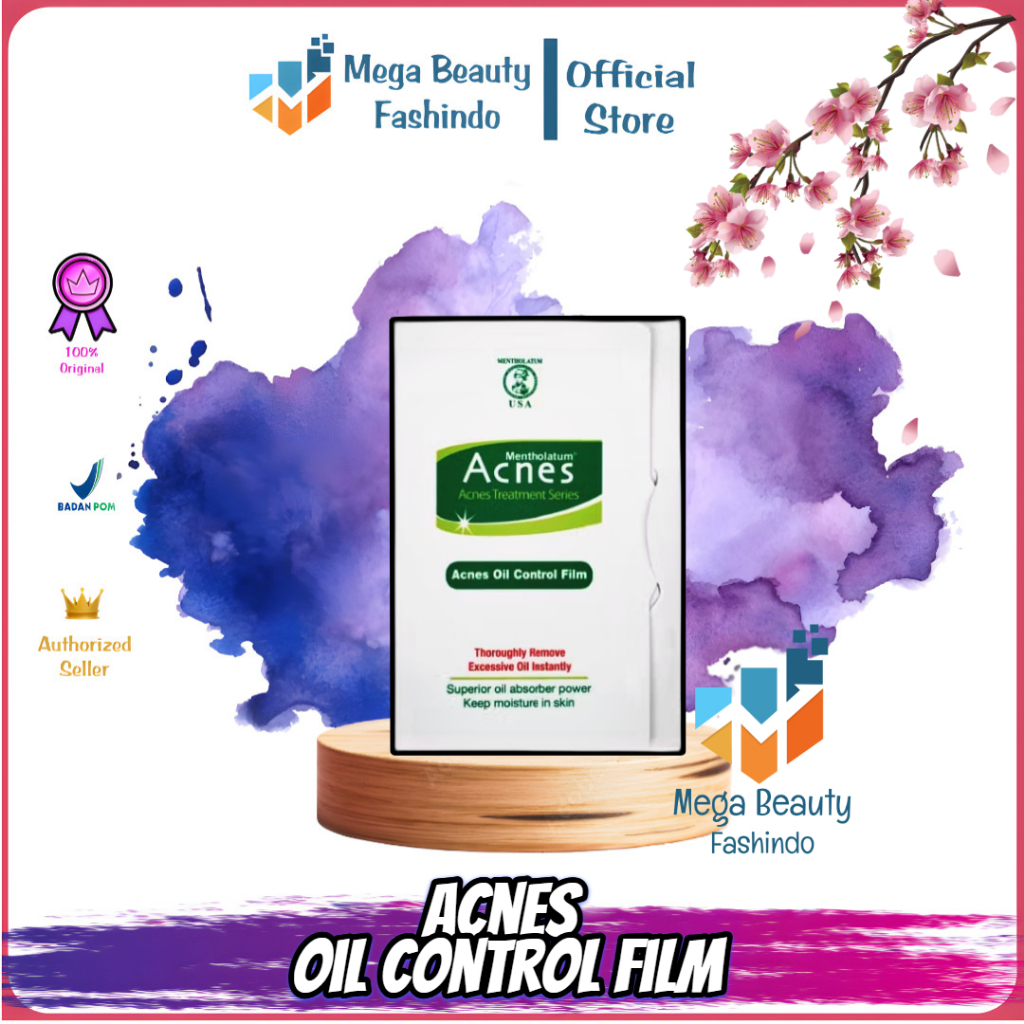 Acnes oil Control Film - 50 Sheets (Remove excess oil quickly and keep ...