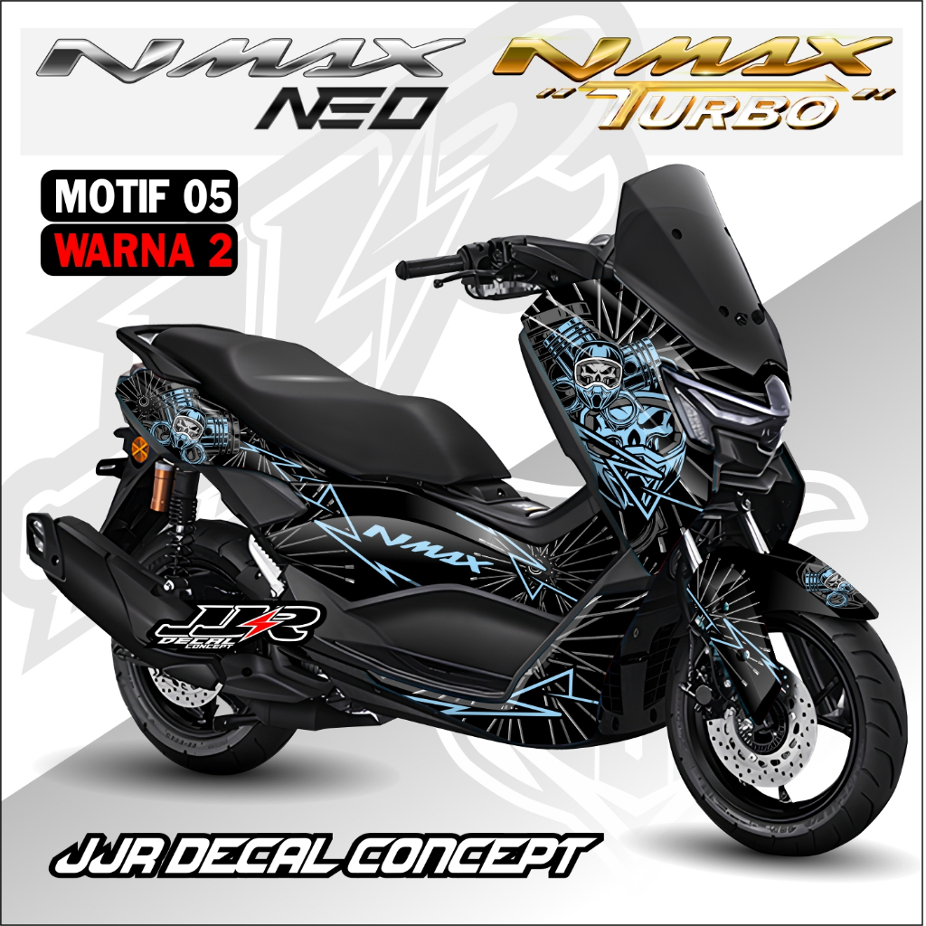 Decal STICKER YAMAHA NMAX NEO NMAX TURBO 2024-2025 FULL BODY NMAX NEO ...