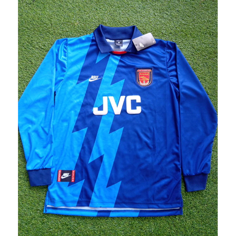 Retro Vintage Classic Arsenall Away 94/95 JVC Lightning Jersey | Shopee ...