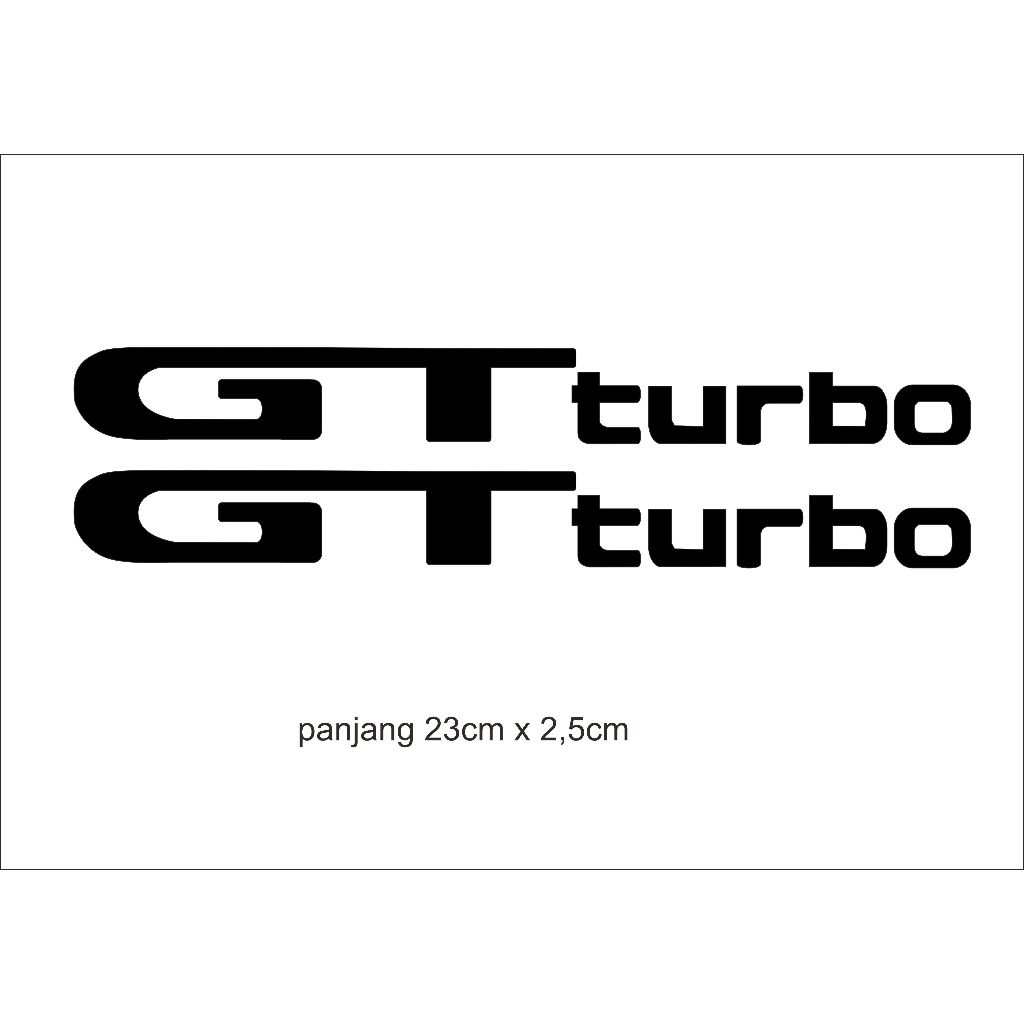 Starlet gt turbo door cutting stickers 1set 2 pcs | Shopee Malaysia