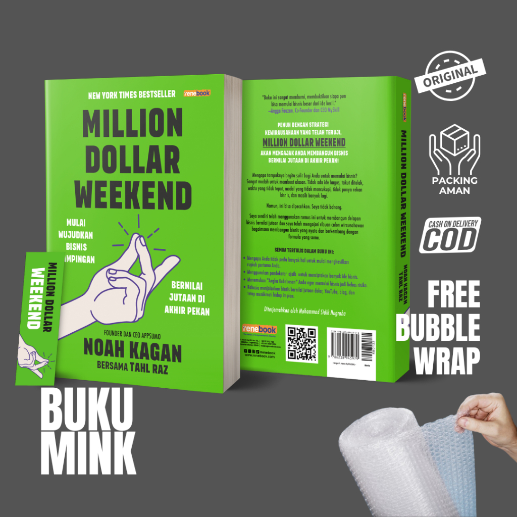 Million Dollar Weekend Book - Noah Kagan and Tahl Raz | Shopee Malaysia