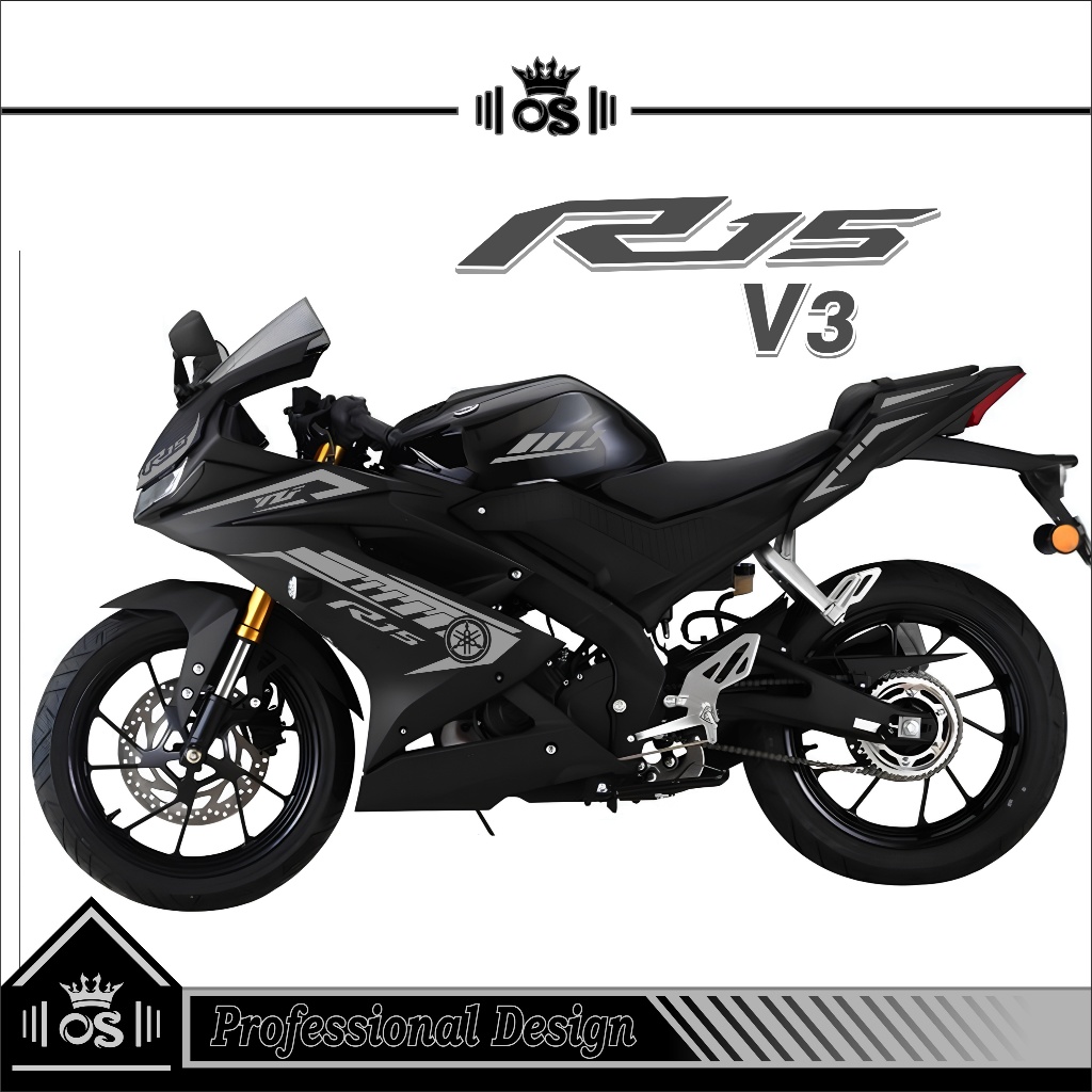 Cutting STICKER / STRIPING R15 V3 / MTF 20 / STRIPING R15 V3 / YAMAHA ...