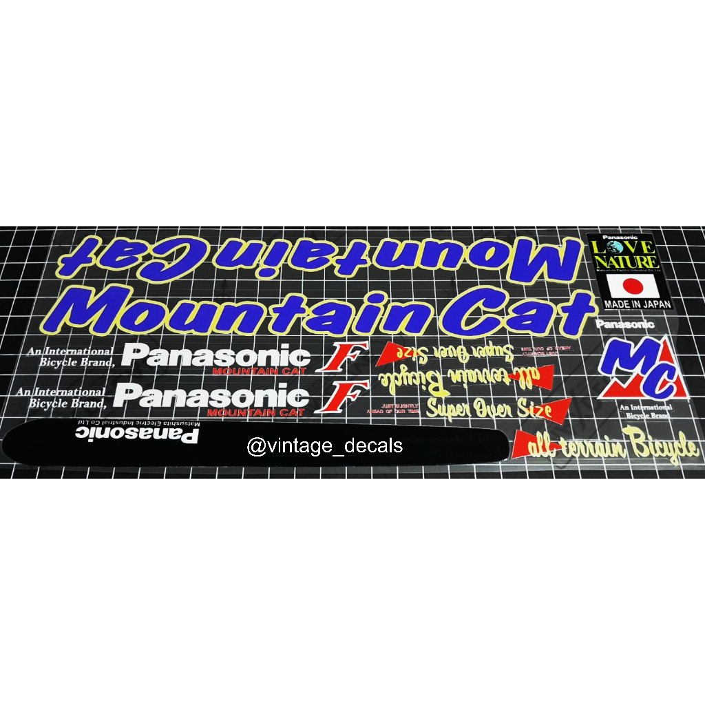 Panasonic Mountain Cat decals sticker | Shopee Malaysia