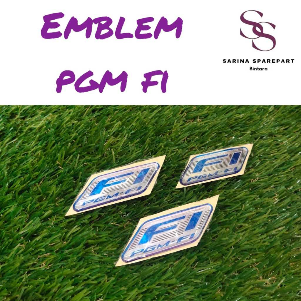 Honda PGM-FI Logo Emblem FI Logo Honda Beat FI Vario Supra Revo FI ...