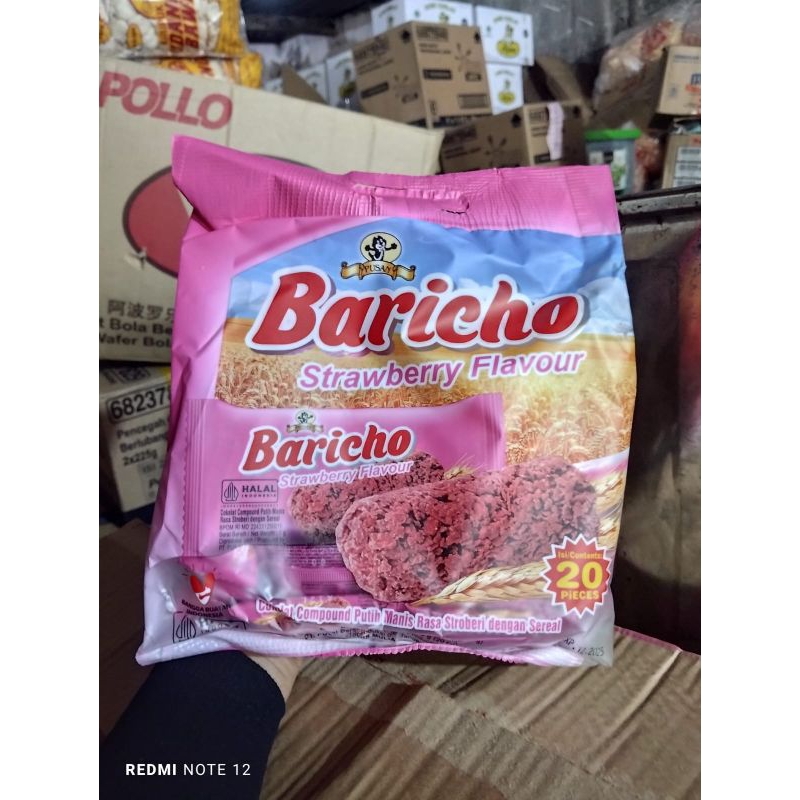 Baricho Strawberry Flavor chocolate pack contains 20 pcs | Shopee Malaysia
