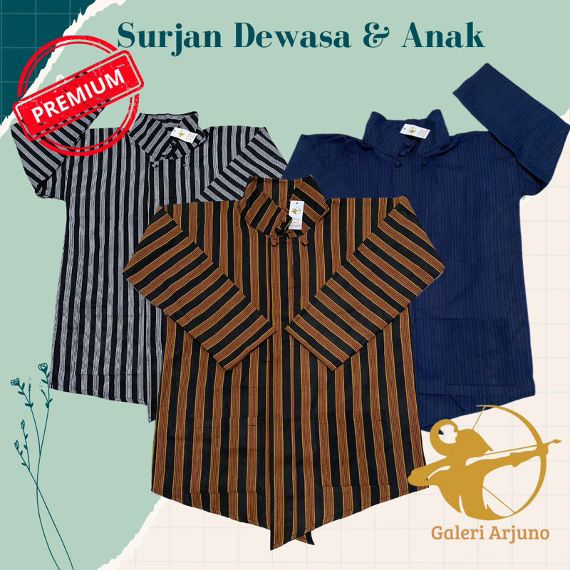 HITAM [PREMIUM] 100% ORIGINAL JAVA LURIK CLOTHES FOR ADULT MEN AND ...