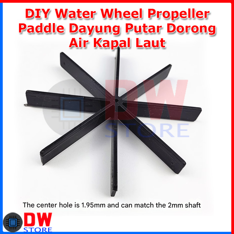 Diy Water Wheel Propeller Paddle Swivel Paddle Water Push Rotation ...
