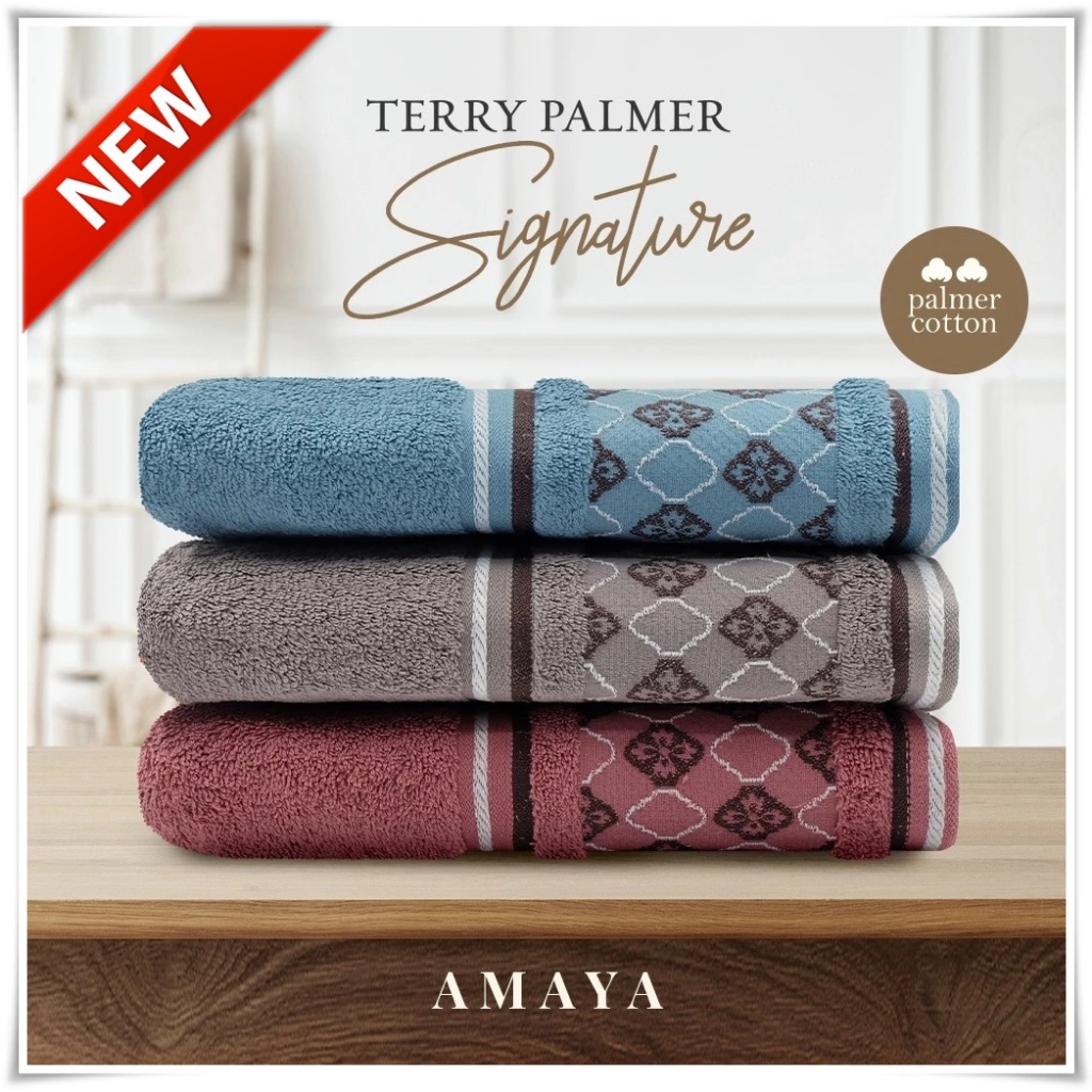 Terry Palmer Signature Towel - AMAYA - Travel Towel 50x100 cm | Shopee ...