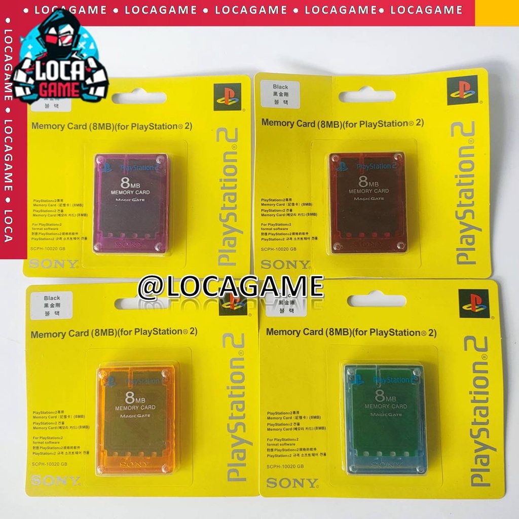 Memory CARD / MC PS2 / MMC PS2 PS2 PLAYSTATION 2 factory original ...