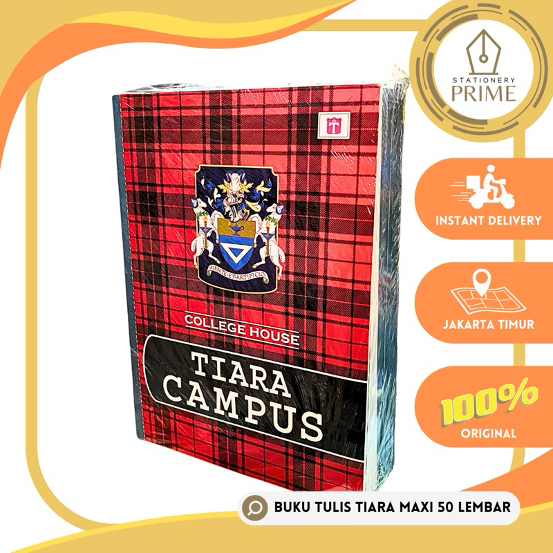 Tiara Maxi Campus Notebook 50 Sheets (1 Pack contains 10 Books ...