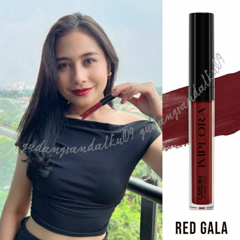 MAKEUP IMPLORA Urban Lip Cream Matte Lip Velvet (lipcream Lipstick ...