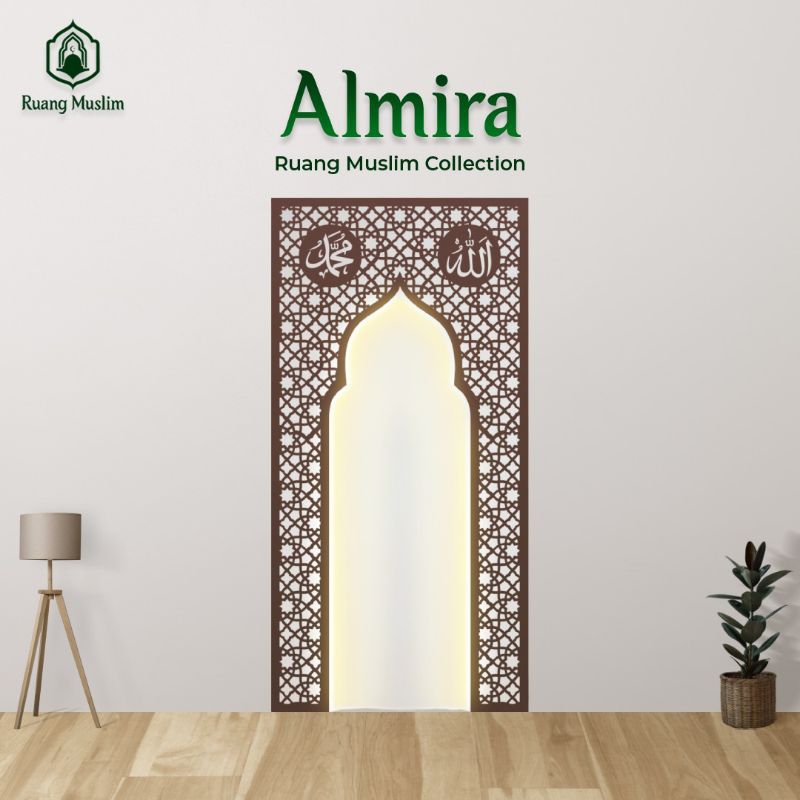 HIASAN DINDING Home Prayer Room Mihrab Wall Decoration | Almira ...