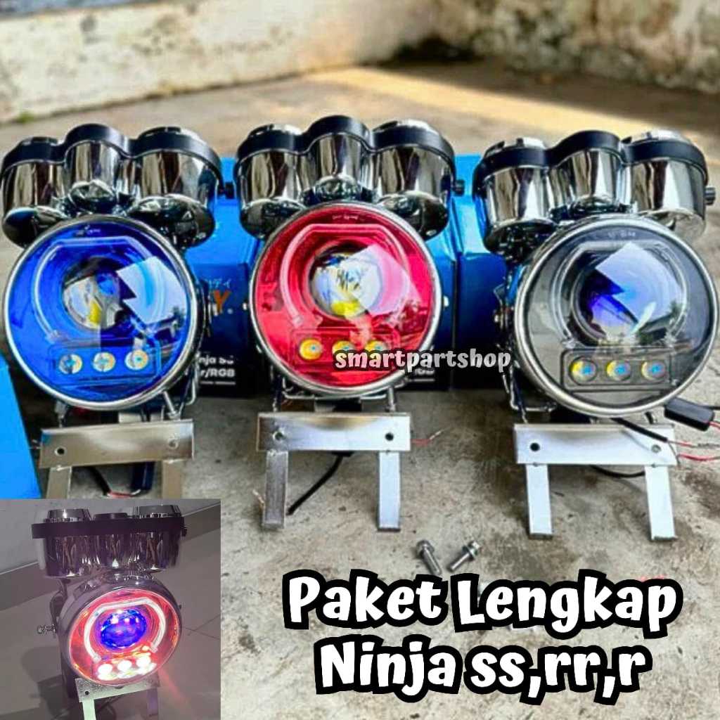 Ninja BILED LIGHT PACKAGE ONE SET SPIDOMETER SET NINJA EARS NINJA SS R ...