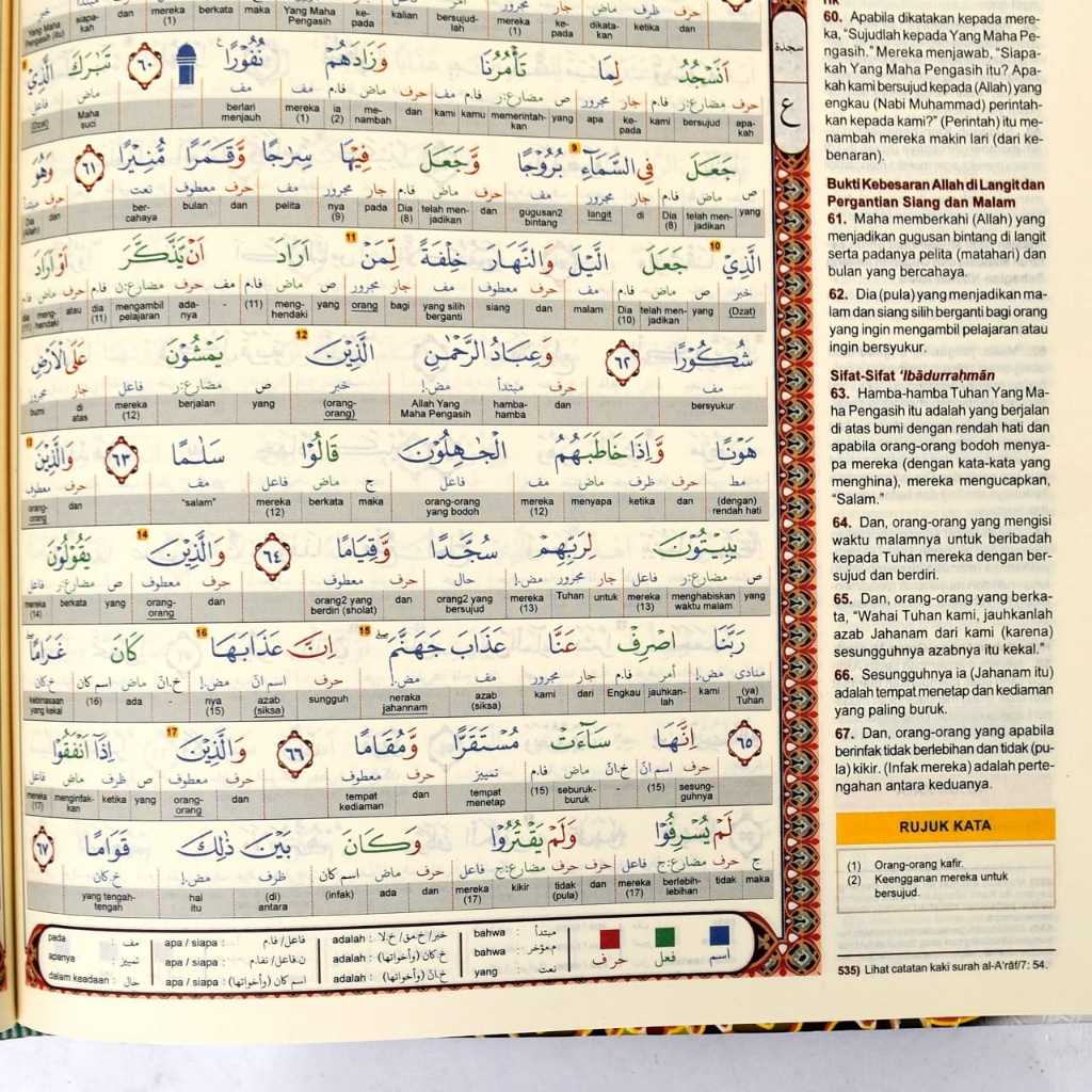 Al Quran Nahwu & Translated Per Word Al Fuadi Nahwu Shorof A4 | Shopee ...