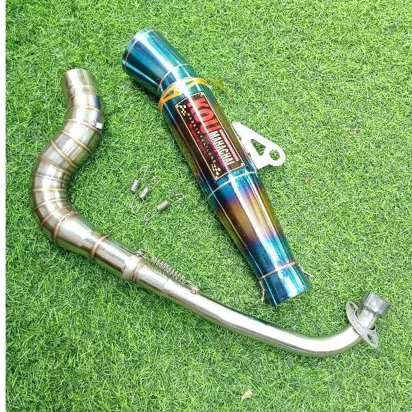 Kou Pipe canister contour open specs exhaust Pipe for Wave 125 Xrm 110/ ...