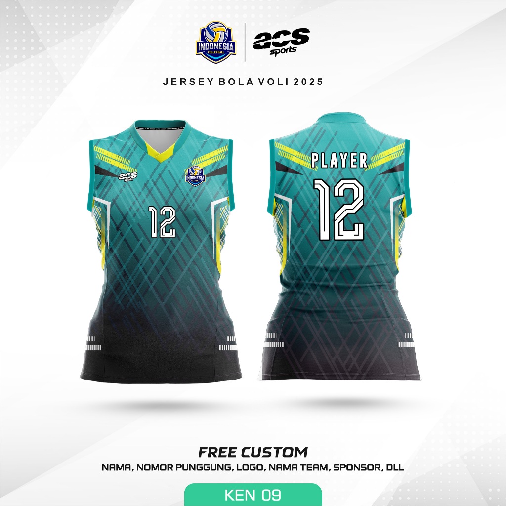 Singlet/kensi JERSEY 2025 Women's Volleyball/Volley (free name, back ...