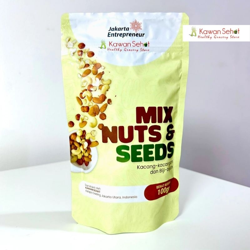 Healthy Friends Mix Nuts & Seeds | Nuts and Roasted Grains 100gr ...