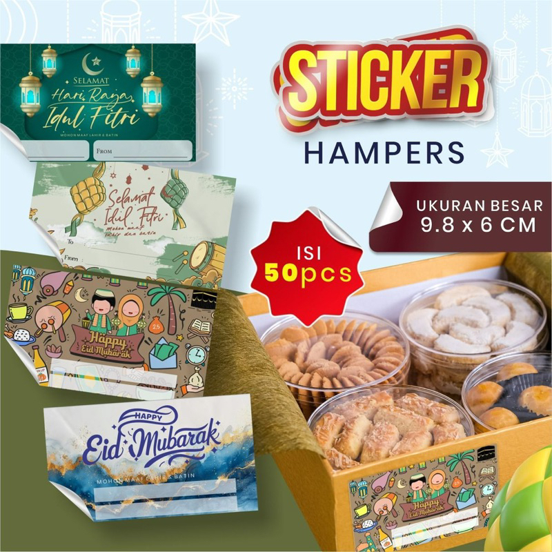 Eid UL FITRI STICKER LABEL | Hampers LABEL | Label PARCEL | Sticker ...