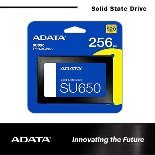 ADATA SU650 256GB SSD / SATA III 2.5 inch SSD | Shopee Malaysia