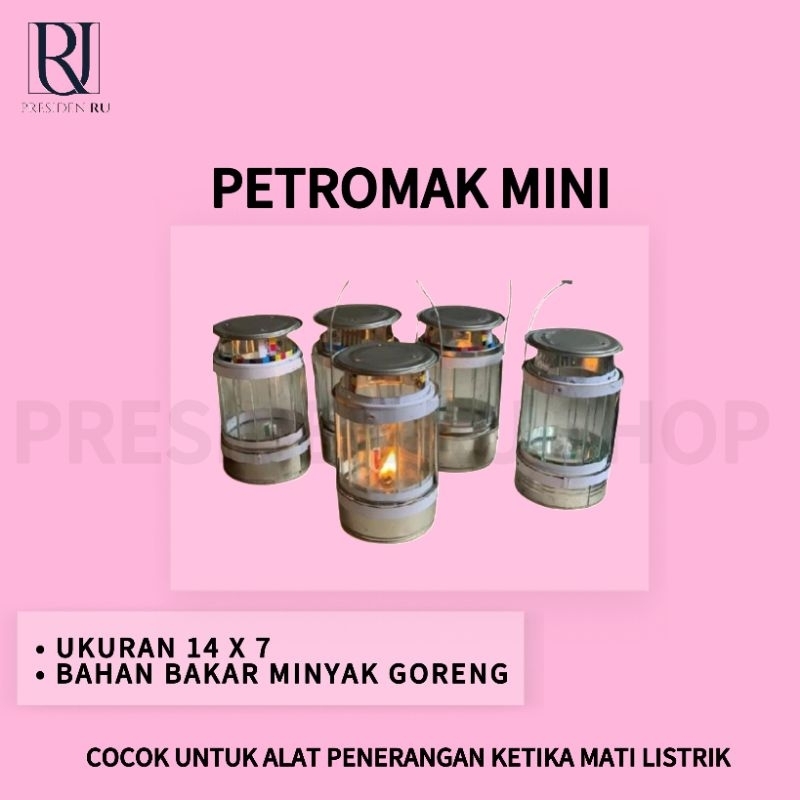 PETROMAX MINI LAMP (OIL LAMP) ANTI-FLAT | LIGHT CENTIR | OLD SCHOOL ...