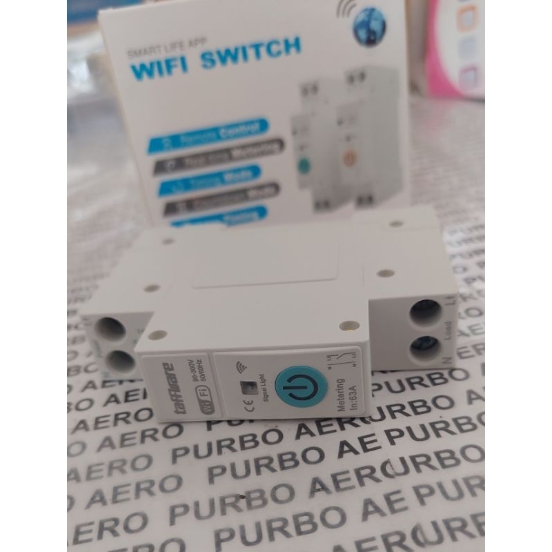 Din Rail 1P WiFi Circuit Breaker Smart TUYA kWh Meter Timer - 1P-J-63 ...