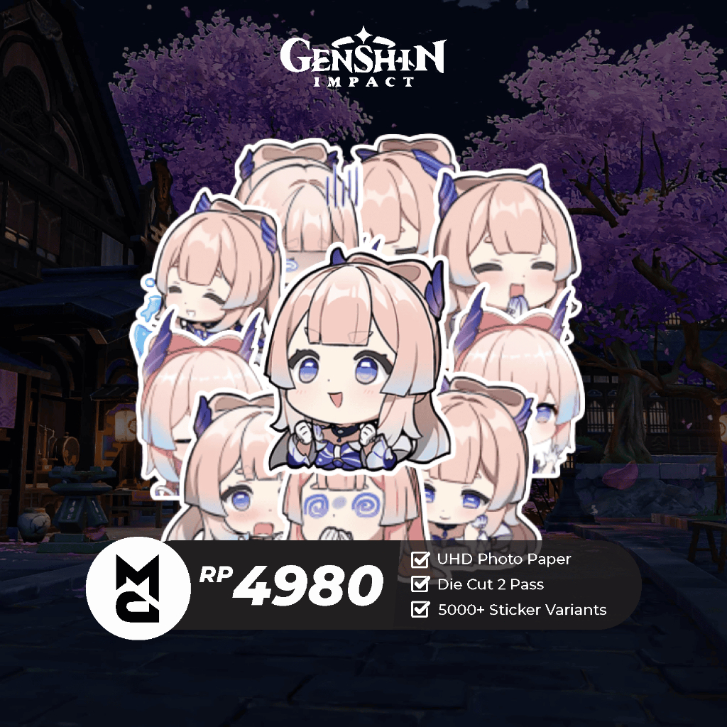 HP Genshin Impact Kokomi Sticker Cute Aesthetic Anime Sticker Cell ...