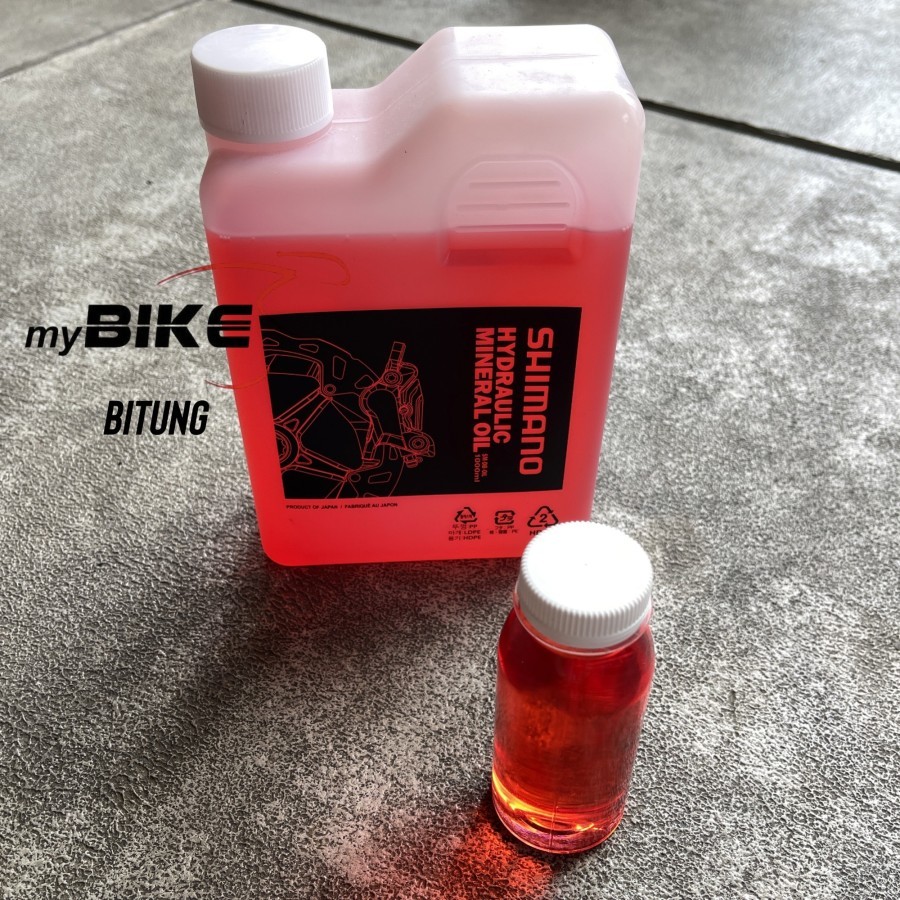 Shimano Mineral oil retail Repack 100ml hydraulic oil bleeding bicycle ...