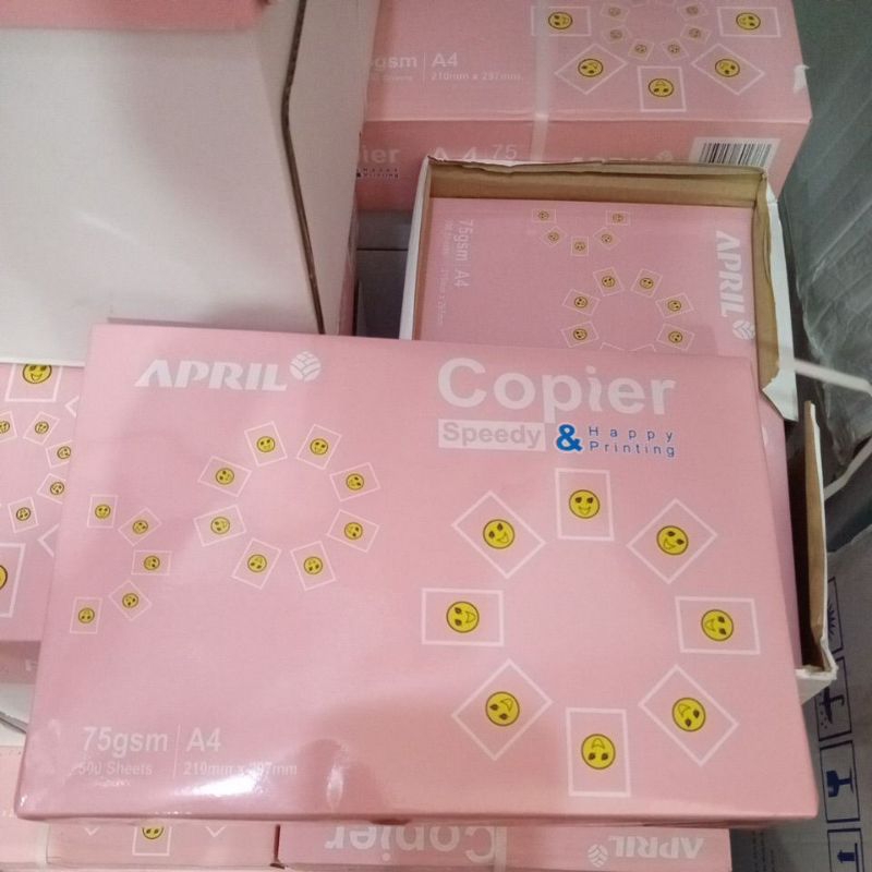 April Copier brand A4 and F4 paper 75gsm Per Ream | Shopee Malaysia