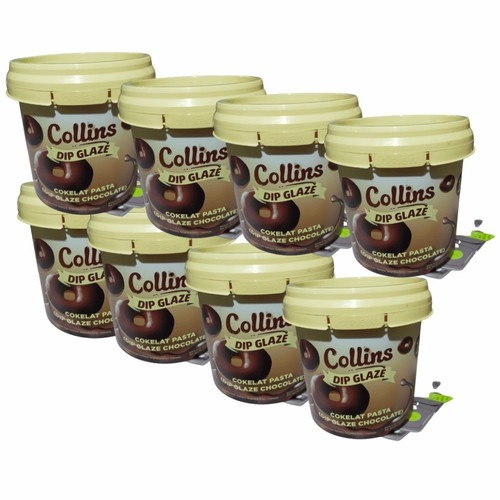 Collins Dip Glaze 1kg All Variants / Topping Paste Chocolate Donut ...