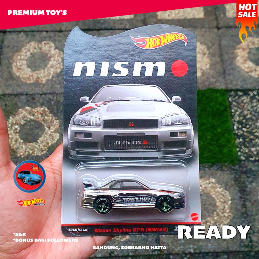 Hotwheels premium nissan skyline r34 bnr34 nismo rlc holo 4D smooth ...