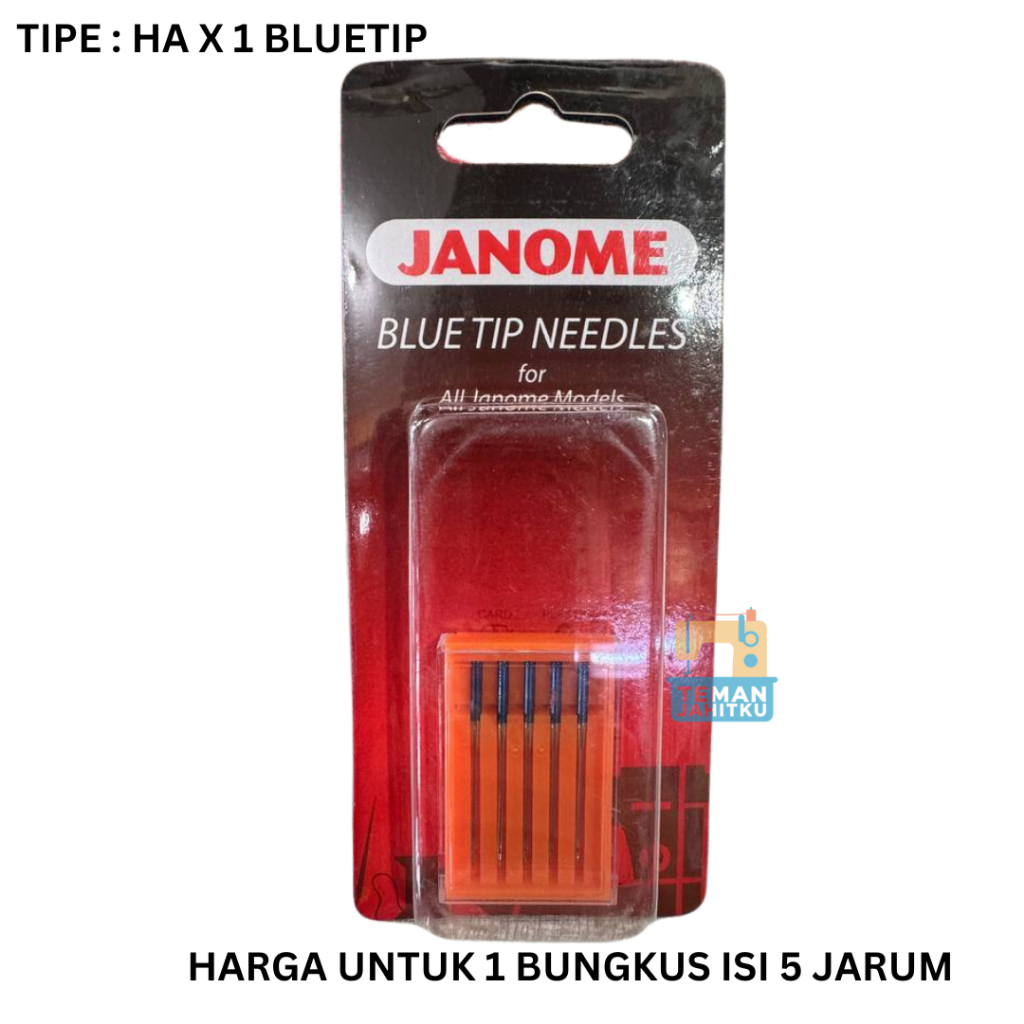 ORIGINAL JANOME T-SHIRT SEWING NEEDLE (BLUE TIP NEEDLES) | Shopee Malaysia