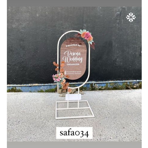 MULTIPURPOSE DECORATION STANDING FRAME OVAL LONJONG | Shopee Malaysia