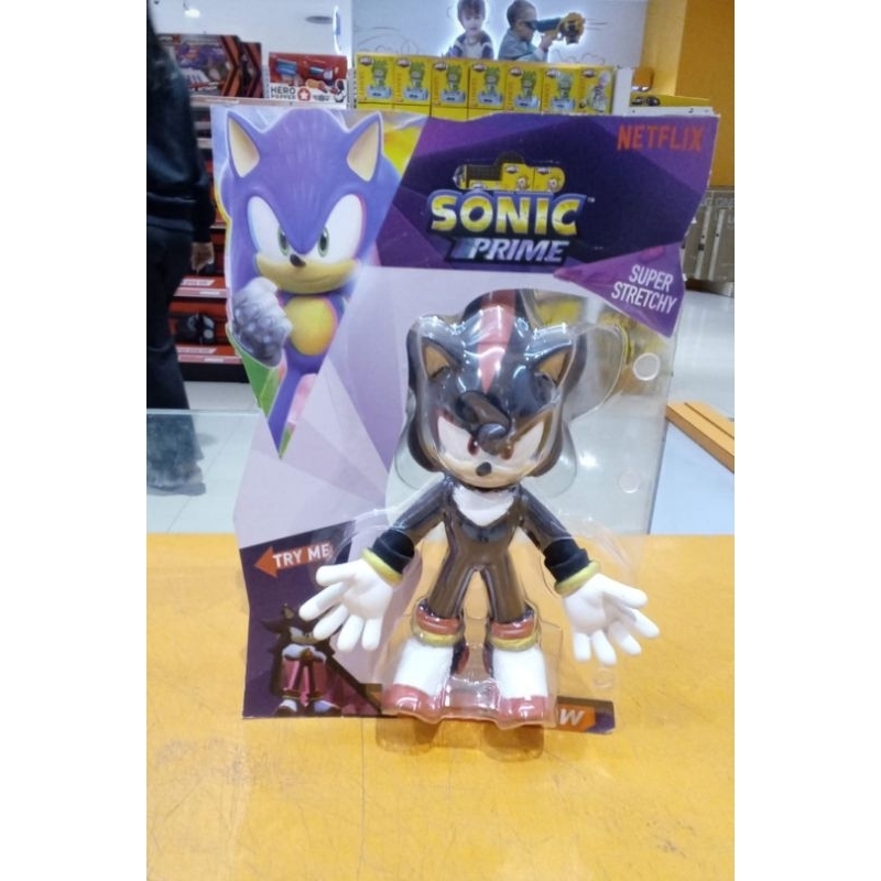 Shadow sonic prime super stretchy toy figure | Shopee Malaysia