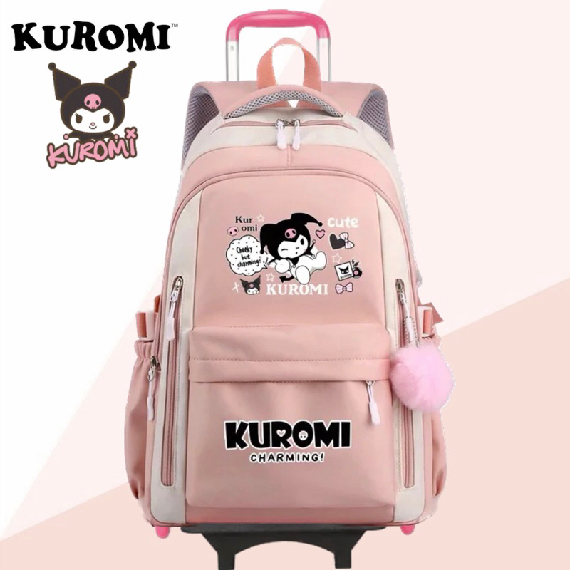 Kuromi Charming SANRIO Girls Backpack Kindergarten Elementary School ...
