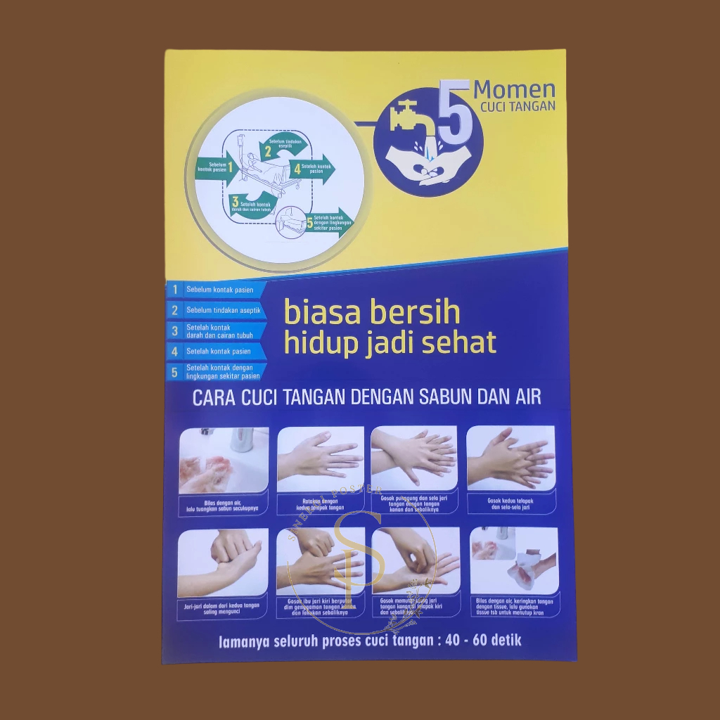 Hand Wash Poster | Poster 5 Moments for Washing Your Hands for Health ...