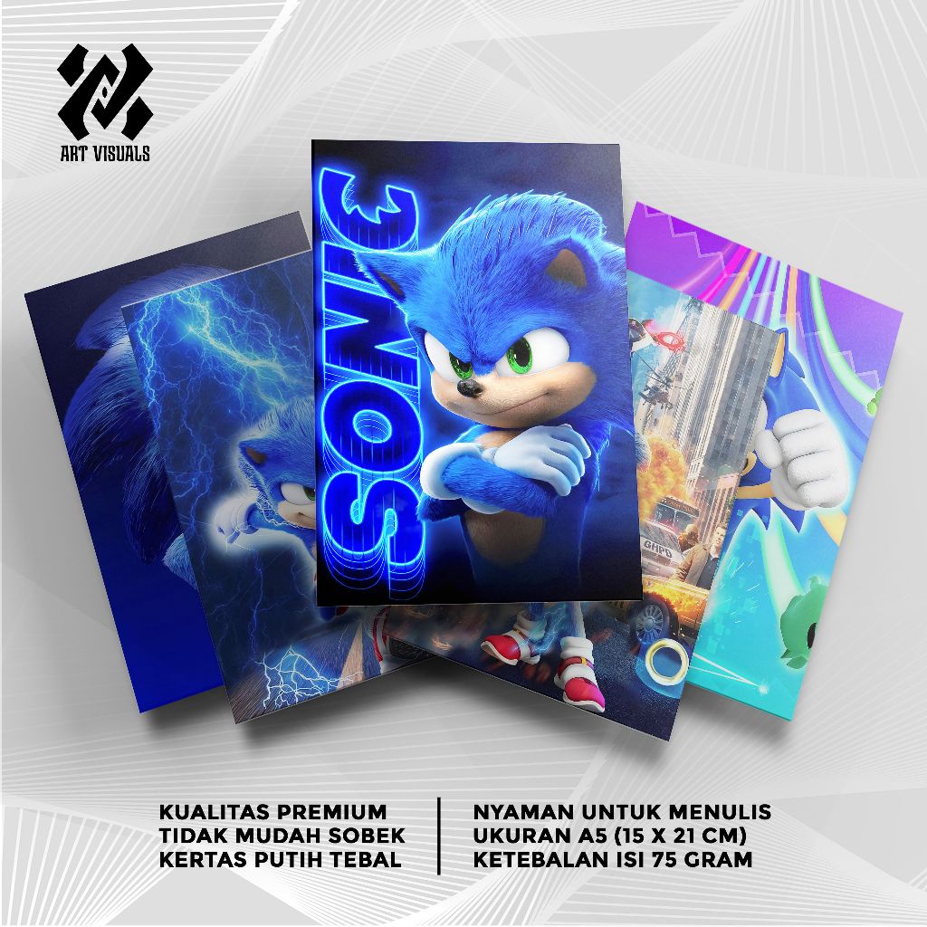 The Most Complete Sonic The Hedgehog Theme Custom Notebook, Free to ...