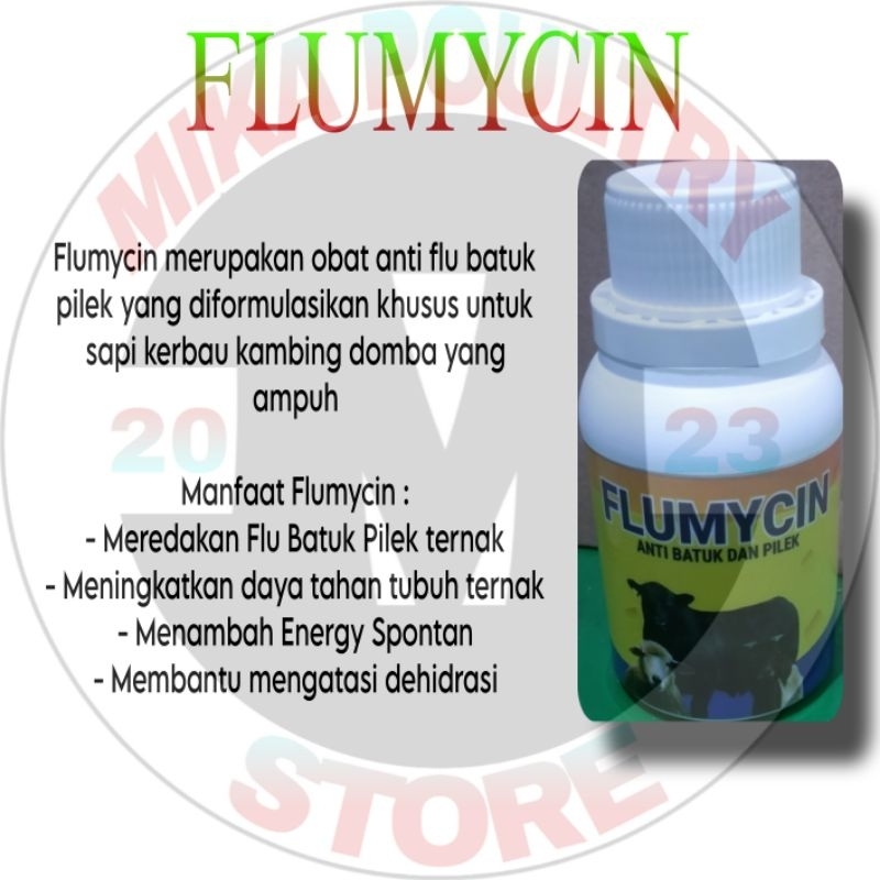 Flumycin 100ml - Goat Cough Medicine - Cow Cough Medicine - Cattle ...